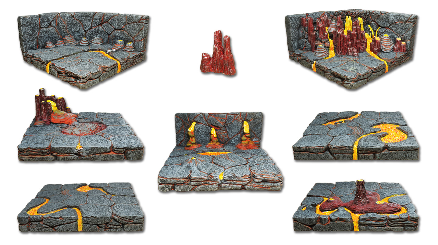 The Dungeon Workshop: New Dwarven Forge Set! Hellscape II