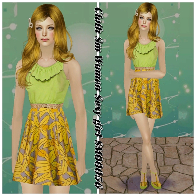 SimsSM: Cloth Sm Women Sexy girl SM00055-61
