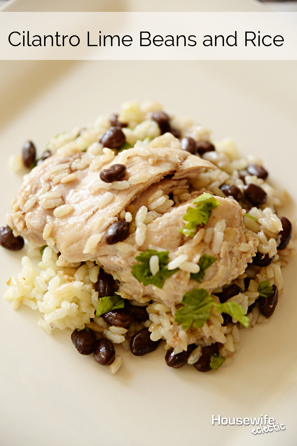 Cilantro Lime Beans and Rice - Housewife Eclectic