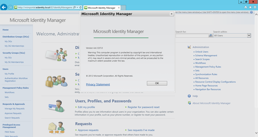IdM実験室: [MIM]Microsoft Identity Manager 2016 SP1がリリースされました