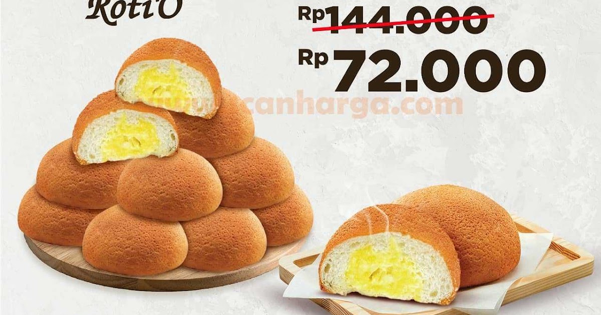 Promo Roti'o Hari Jadi Gofood - Diskon 50% untuk 5 Paket Roti dan ...