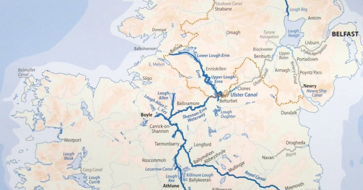NB The Puzzler: Map of Ireland's Waterways. April - August
