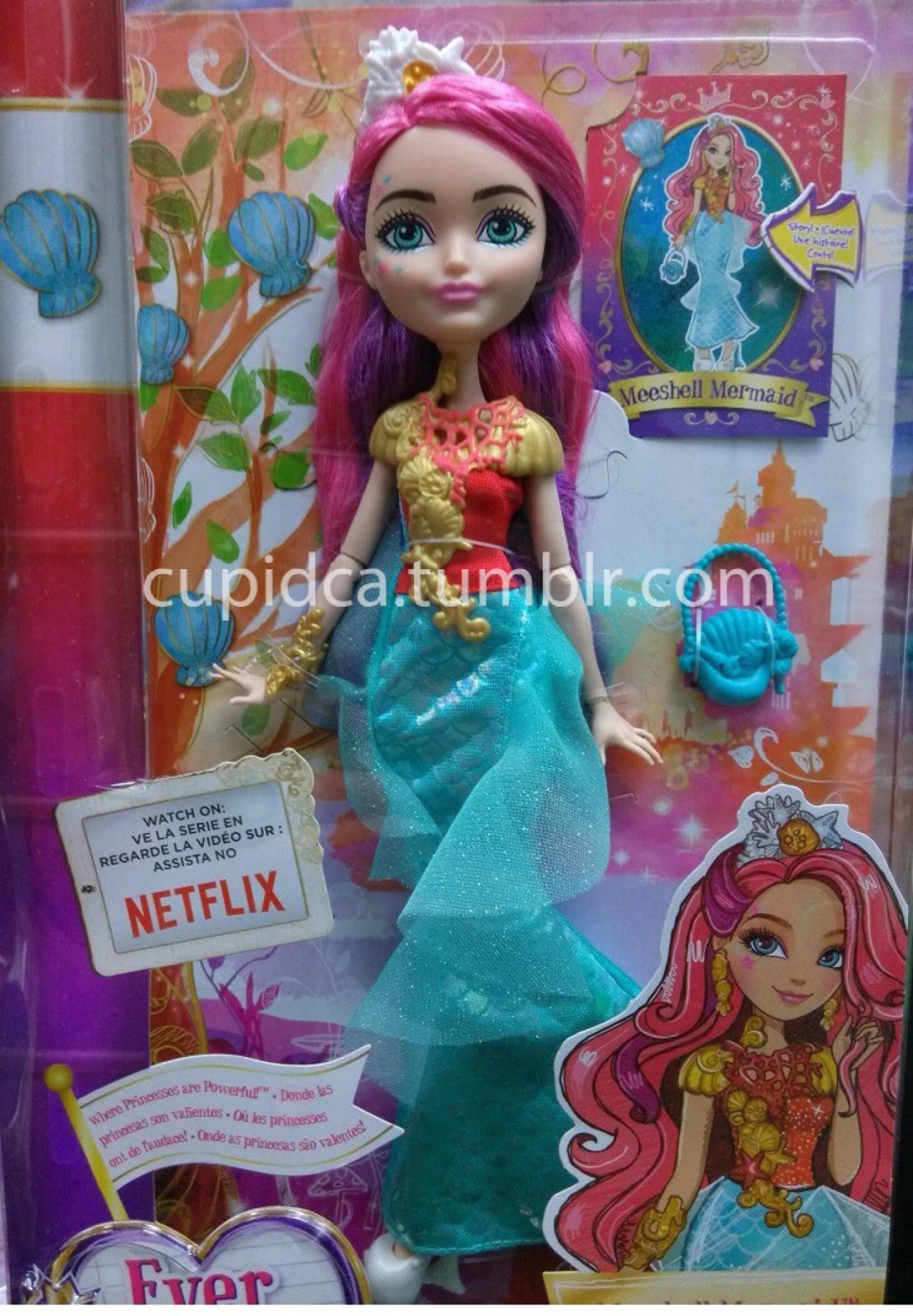 Ever After High-Pretty: Fotos del prototipo de Meeshell Mermaid