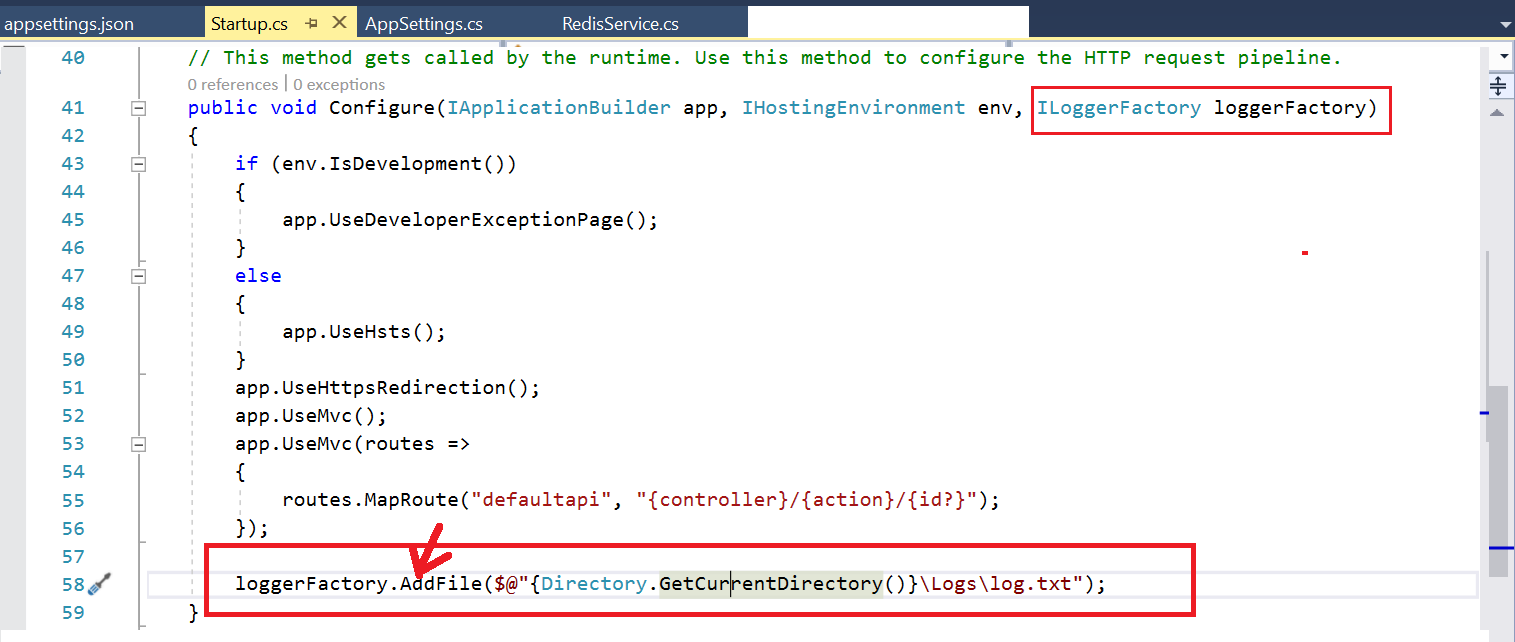 [Solved] ASP.NET Core Logging to File