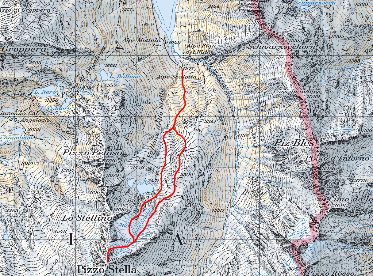 Kletterblog: Skitour Pizzo Stella (3163m)