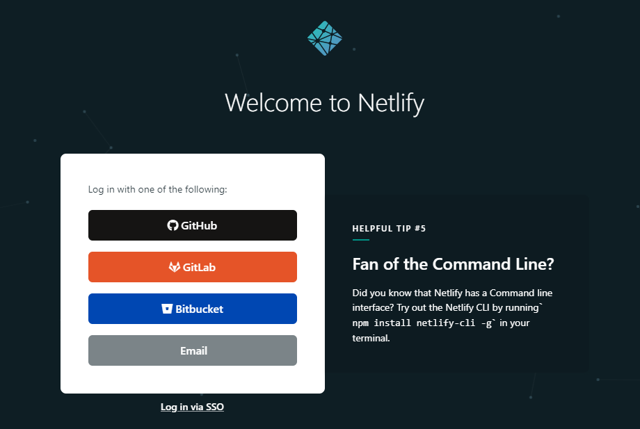 Cara Hosting di Netlify