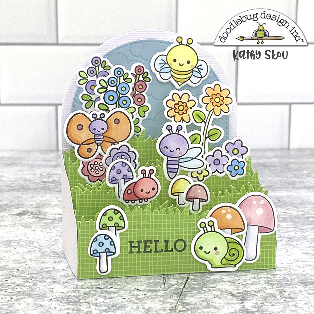 Doodlebug Design Inc Blog: FAIRY GARDEN BOX CARDS | with Kathy