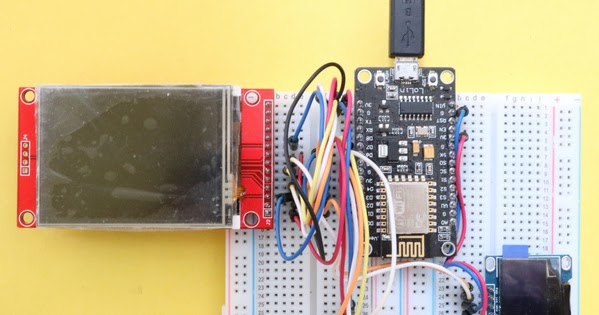 BugWorkShop - 甲蟲工作室: DIY - ESP8266：ESP-12F ILI9341 SPI TFT LCD 液晶屏程式（九十七）