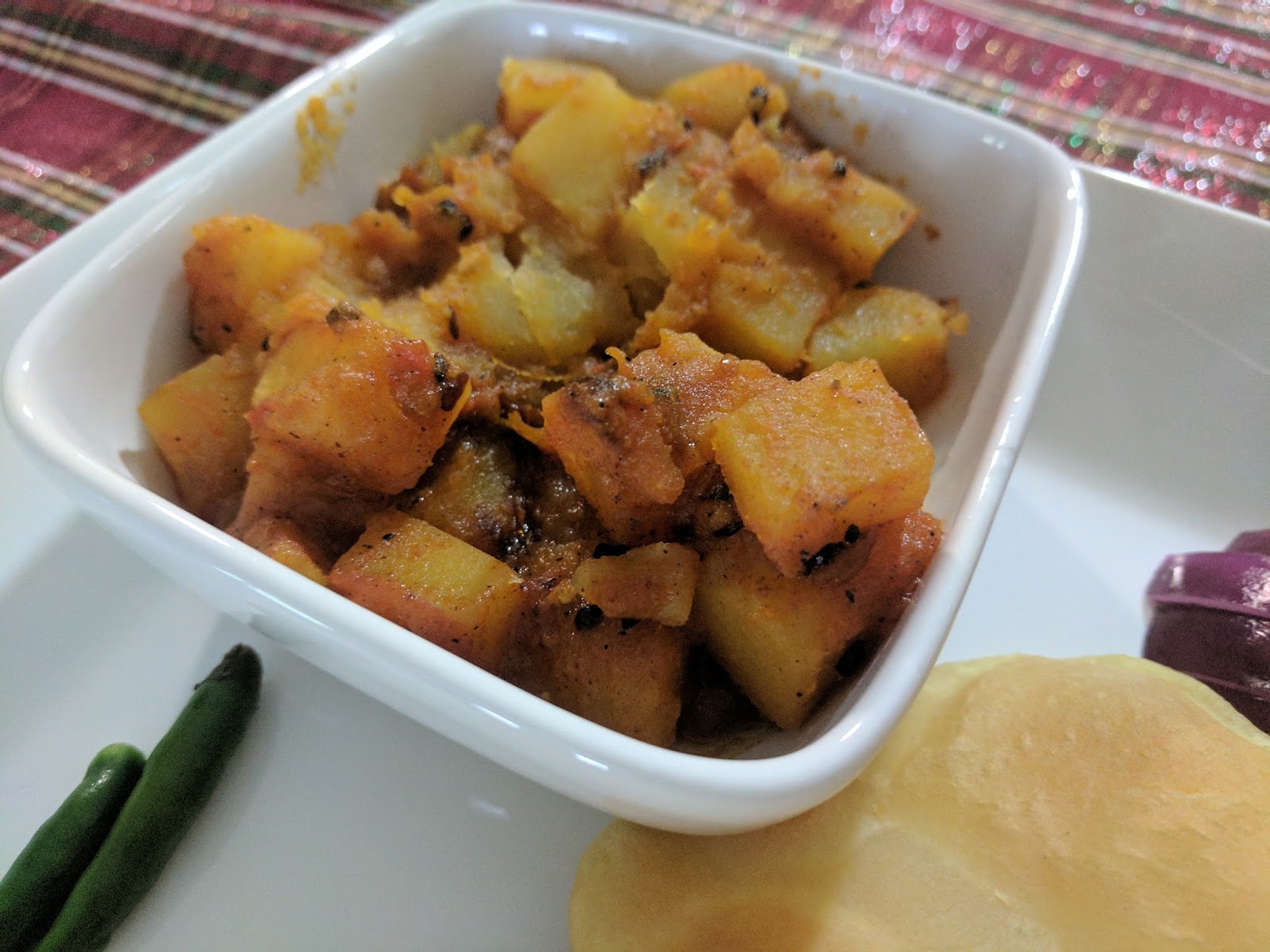 Life Without Alu?: Alu Chochori (Bengali recipe: Potatoes with Indian ...