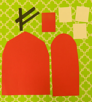 the vintage umbrella: another red barn