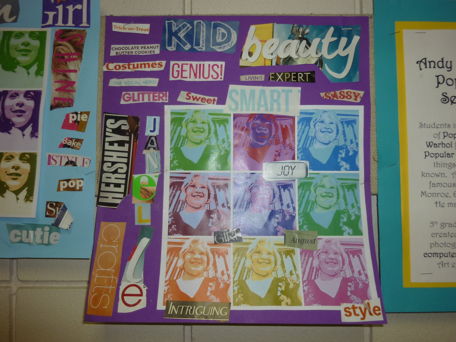 Mrs. Werner's Art Room: 5th Grade Pop Art Portraits