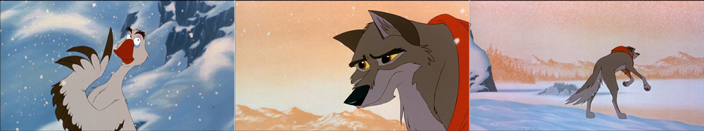 Colorful Animation Expressions: Bear Fight in the Snow