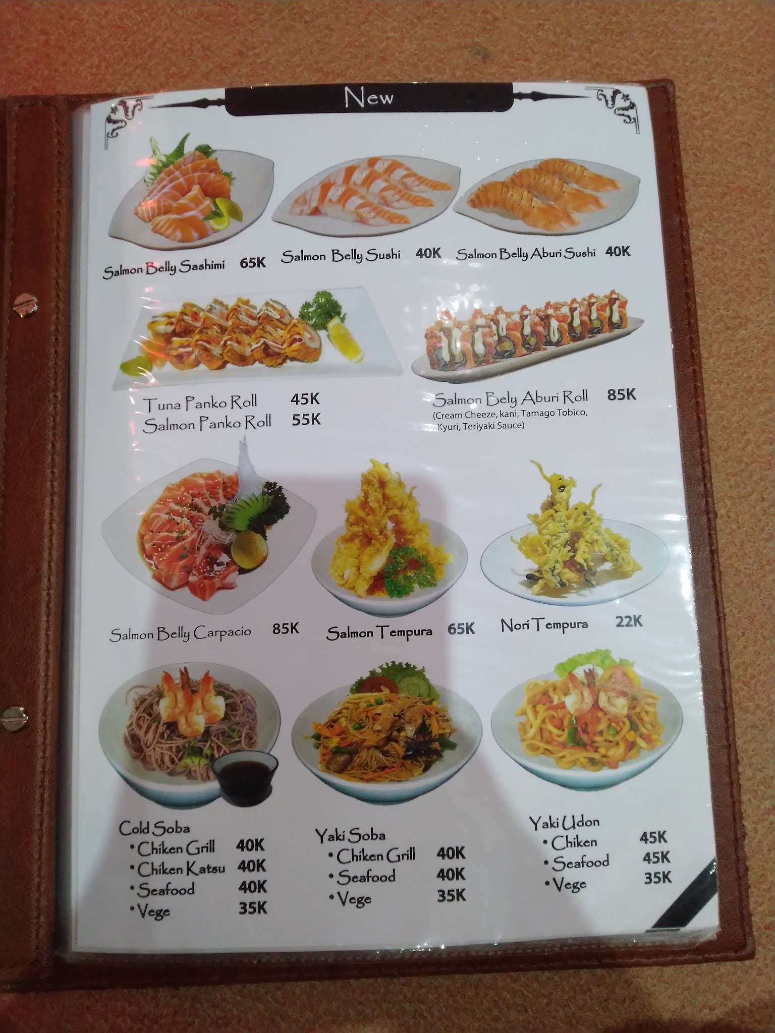 Review dan harga menu makanan di Sushi Kawe Denpasar Bali tempat makan ...