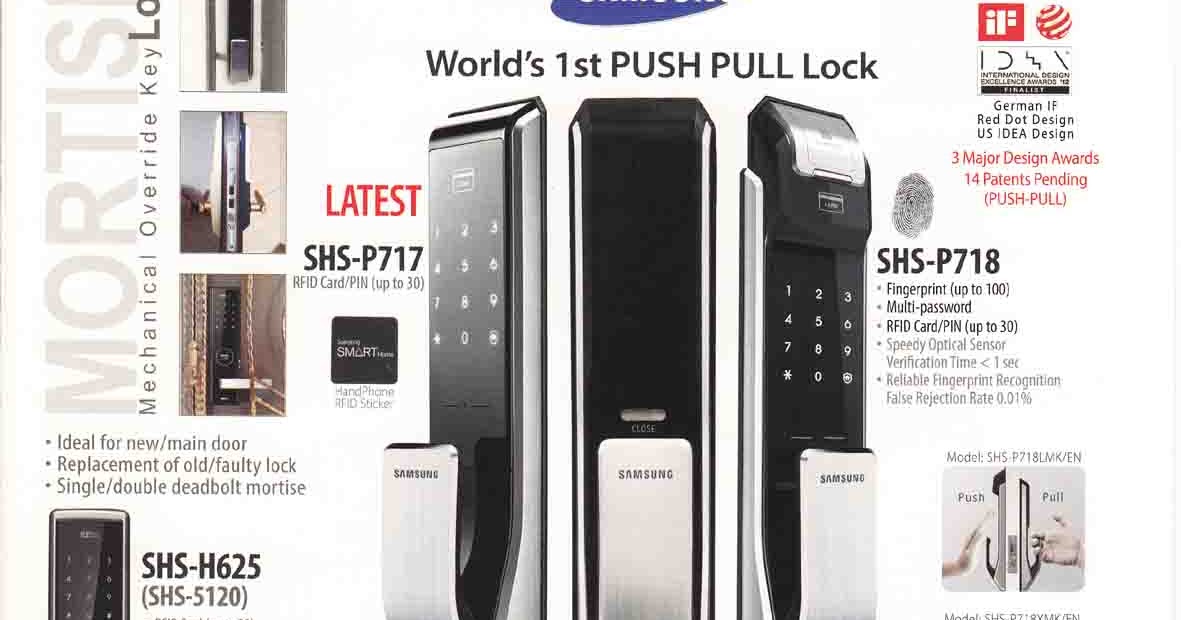 Kunci Pintu Digital - SAMSUNG Smart Doorlock