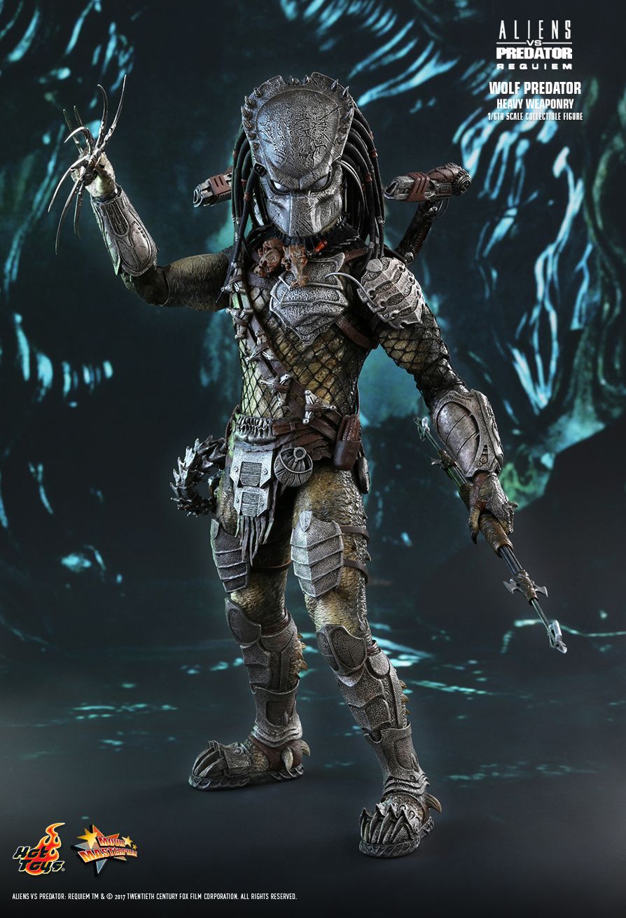 toyhaven: Hot Toys Aliens vs. Predator: Requiem 1/6th Wolf Predator ...