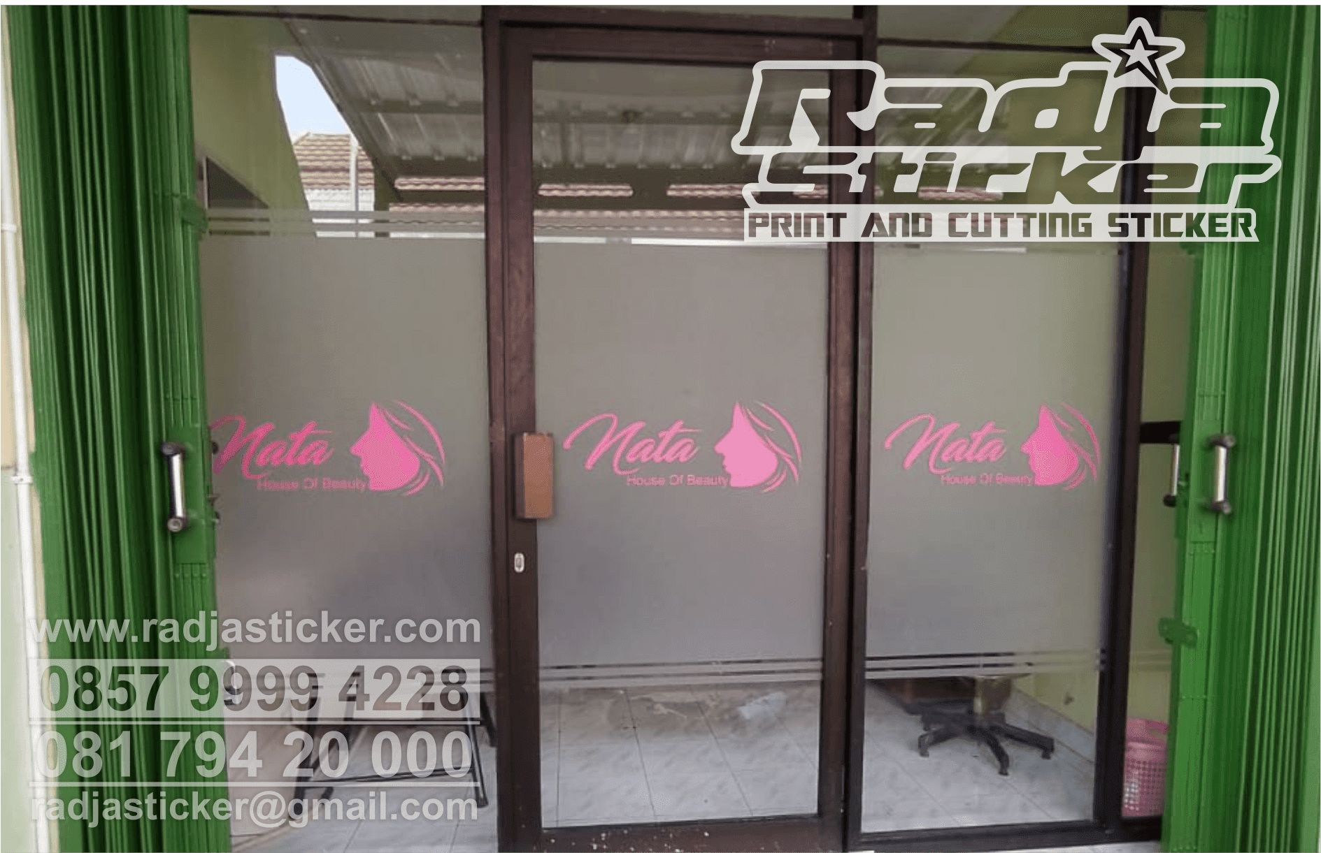 Stiker Kaca Salon Jogja | Jasa Pembuatan Stiker Salon | Jasa Pasang ...