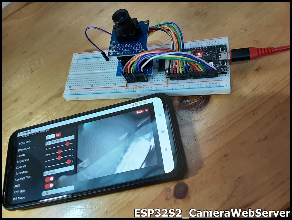Embedded things: arduino-esp32 CameraWebServer example, run on ESP32-S2 ... Embedded things: arduino-esp32 CameraWebServer example, run on ESP32-S2 ...