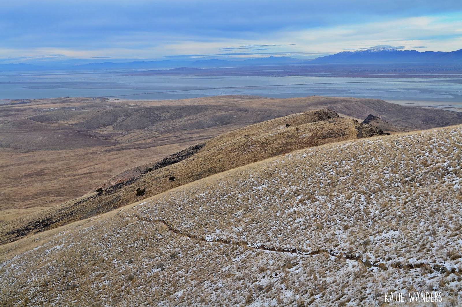 Katie Wanders : Frary Peak Trail, Antelope Island