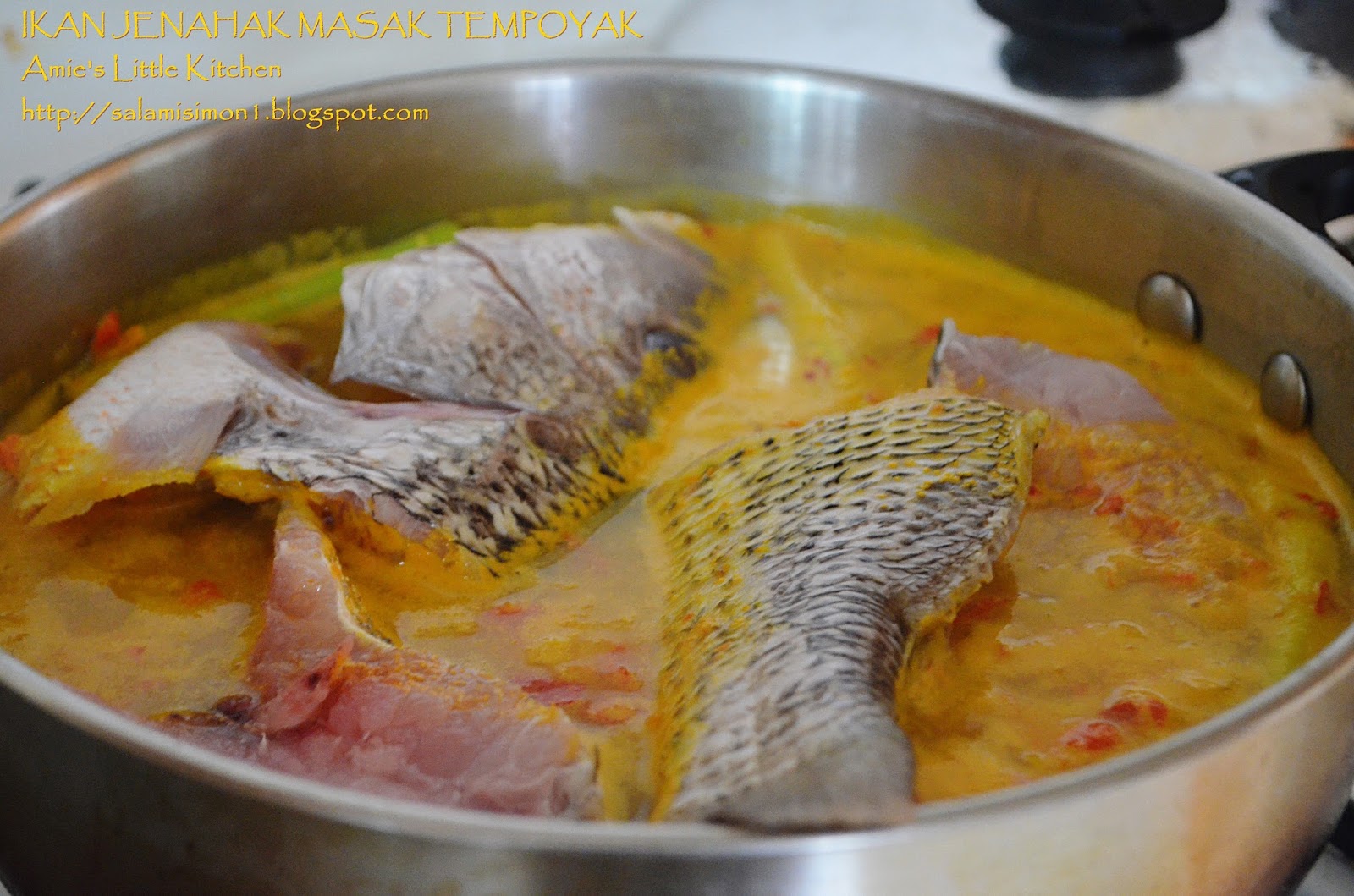 Ikan Jenahak Masak Tempoyak - Amie's Little Kitchen