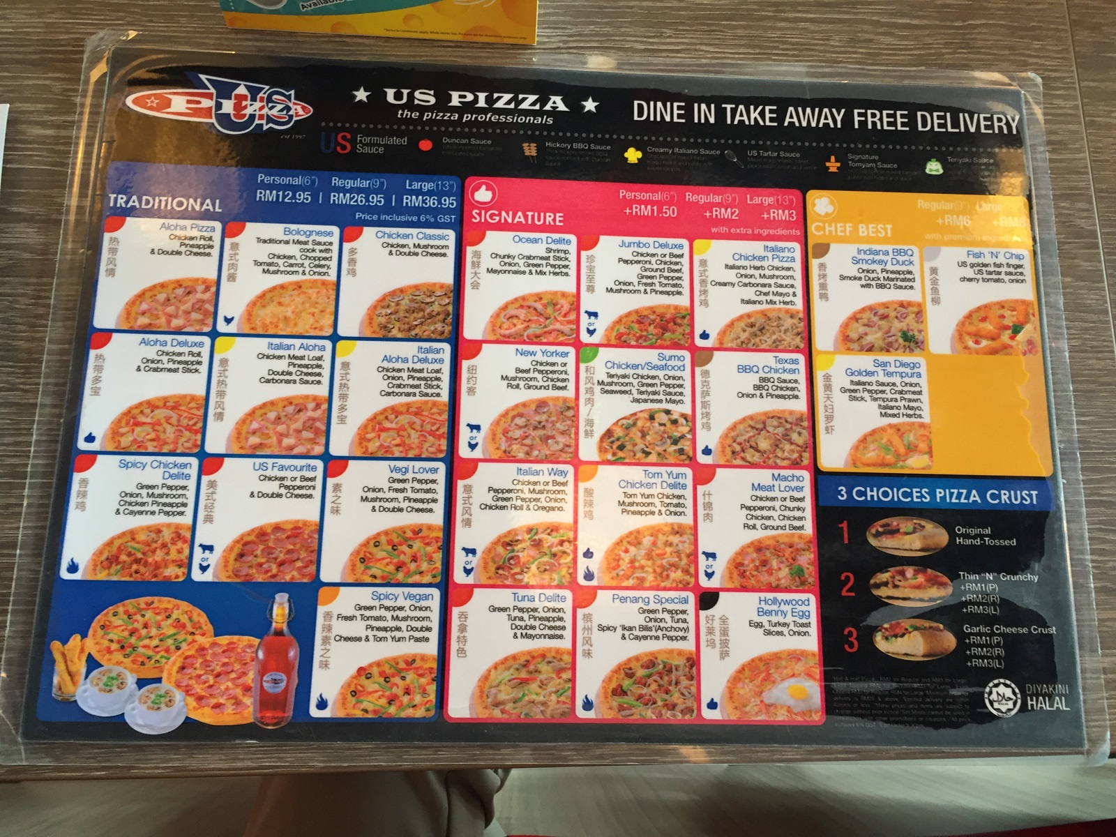 Kiera Sakura: Us Pizza Malaysia Bukit Mertajam | Review