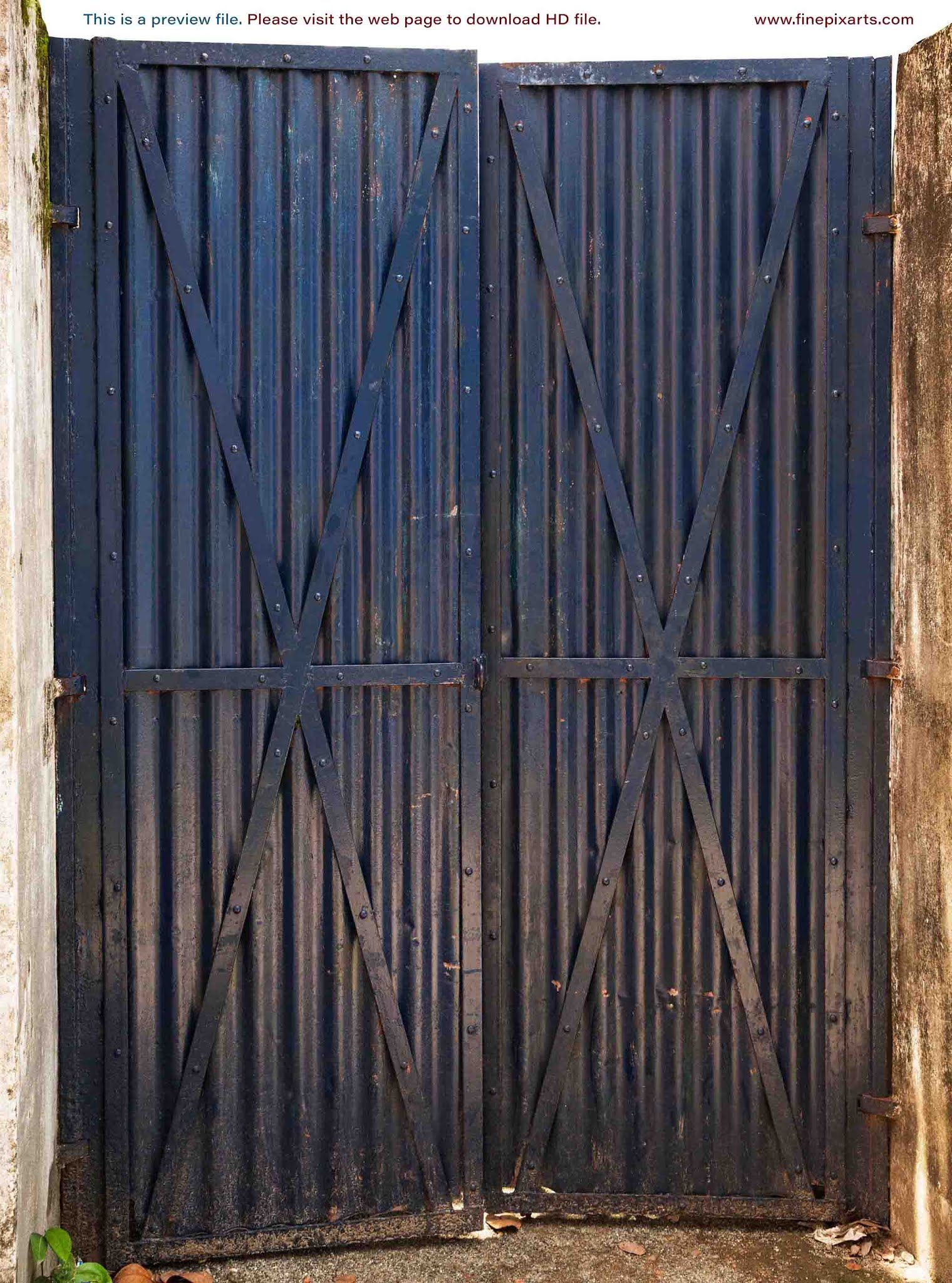 Painted metal gate texture 00001