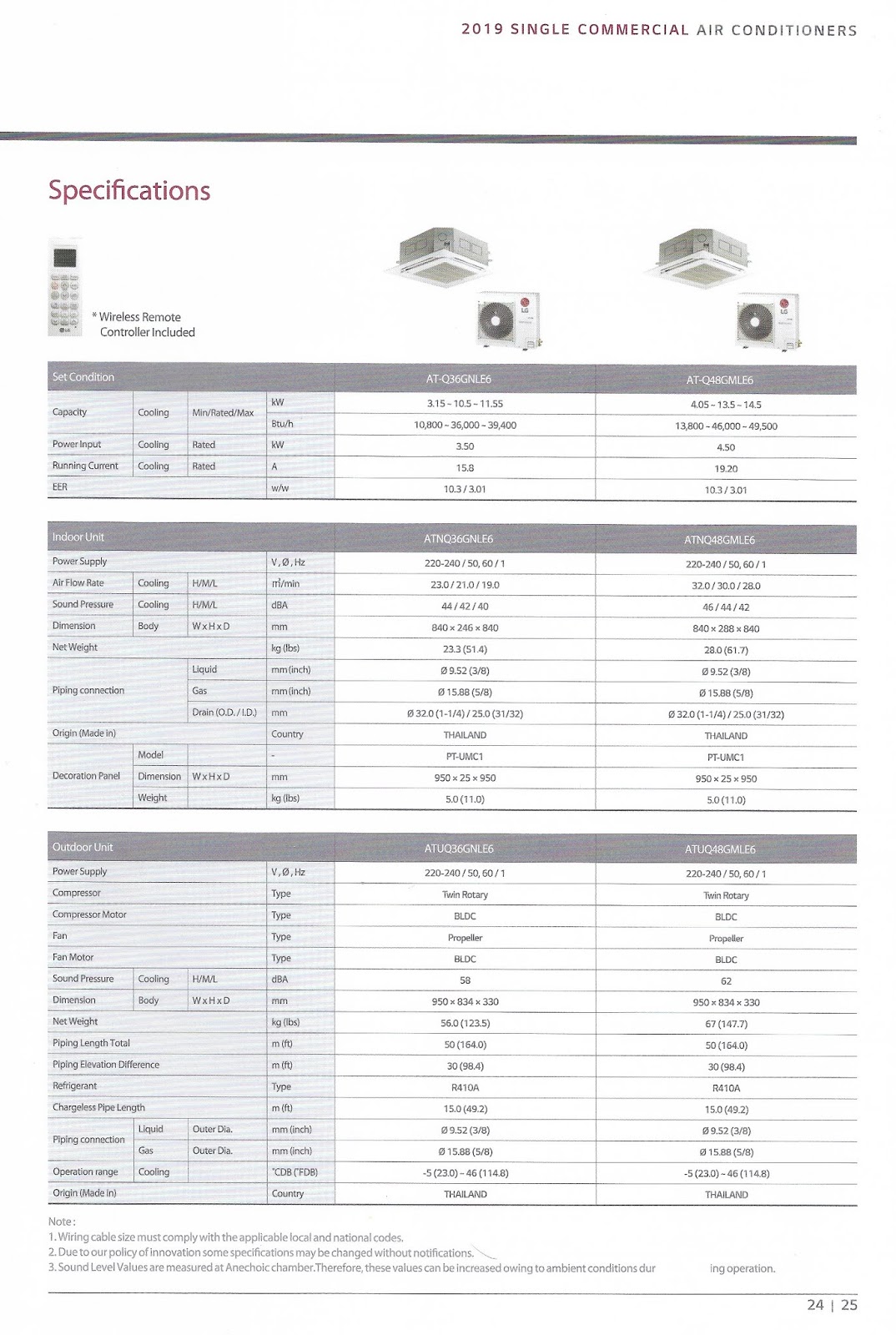 MaximaxSystems.com: LG SINGLE COMMERCIAL AIR CONDITIONERS