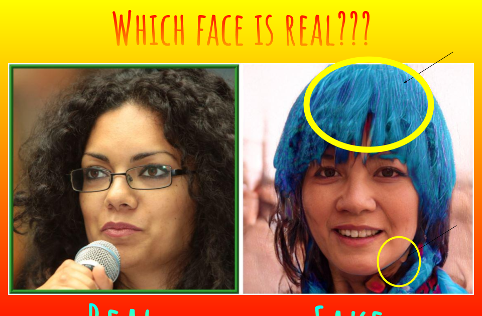 Tiffany: Which face is real???