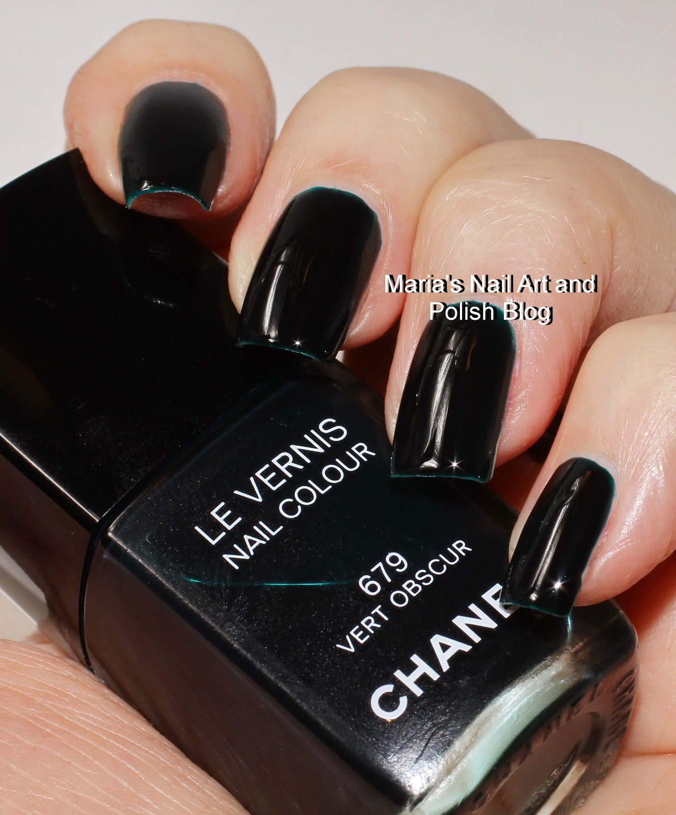 Marias Nail Art and Polish Blog: Chanel Chataigne 669 and Vert Obscur ...