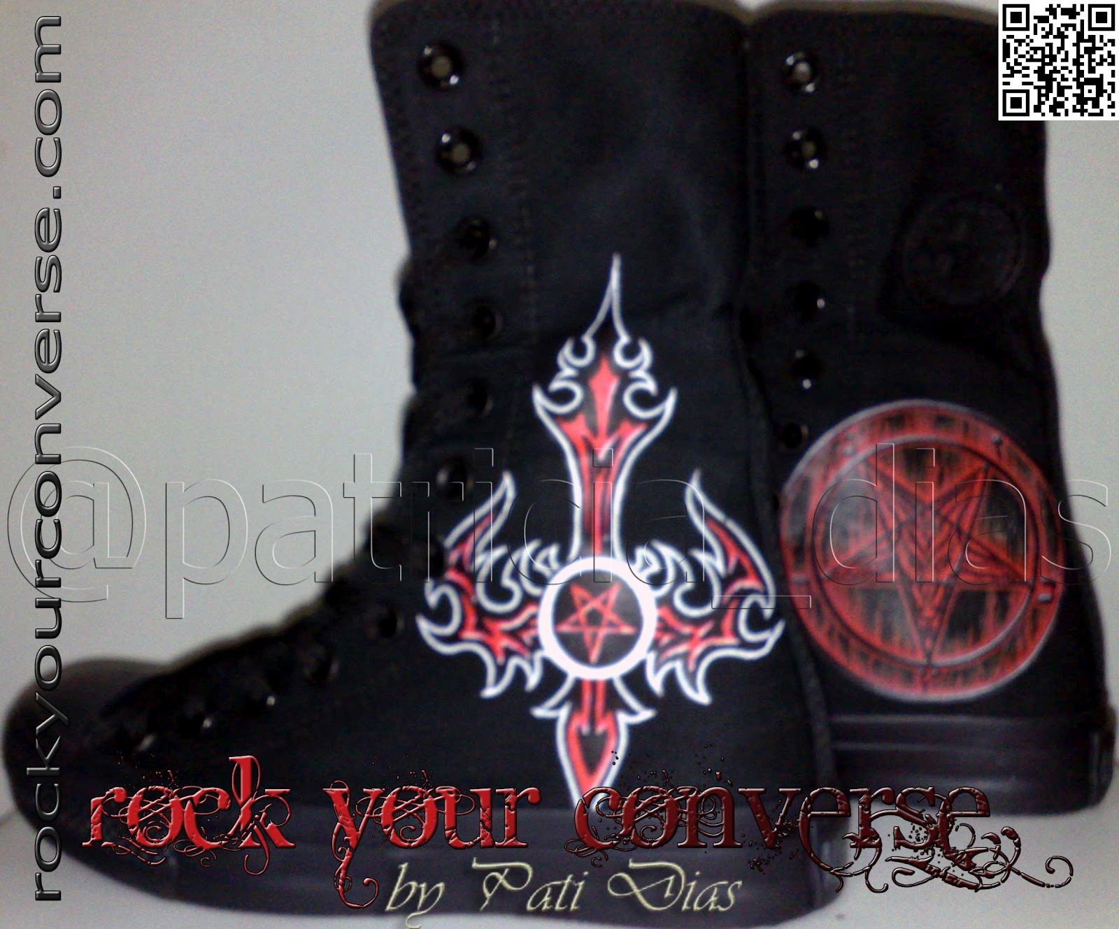 Converse All Star Customizado - Rock Your Converse!: #Gothic Converse ...