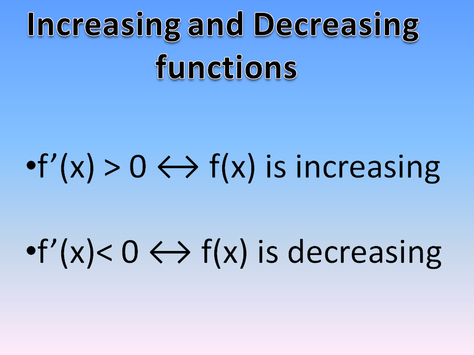 Decreasing Function Example
