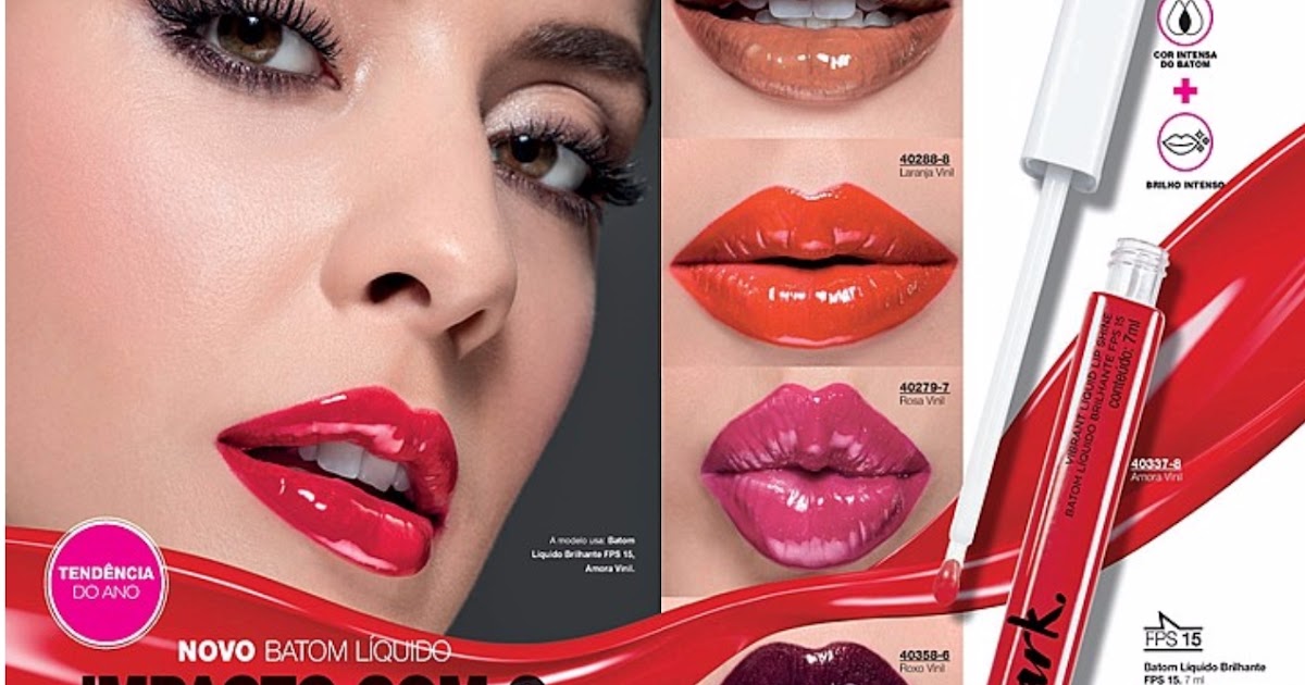 Grazi Cosméticos: Avon Batom Efeito Vinil - Novo Batom Líquido Avon ...