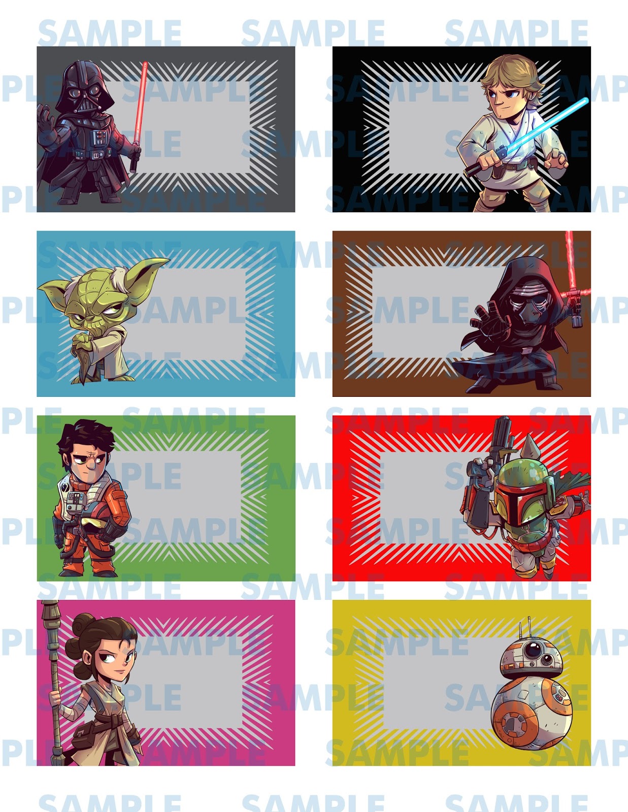 The Childrens Zone Digi Designs: Star Wars School Labels / Star Wars ...