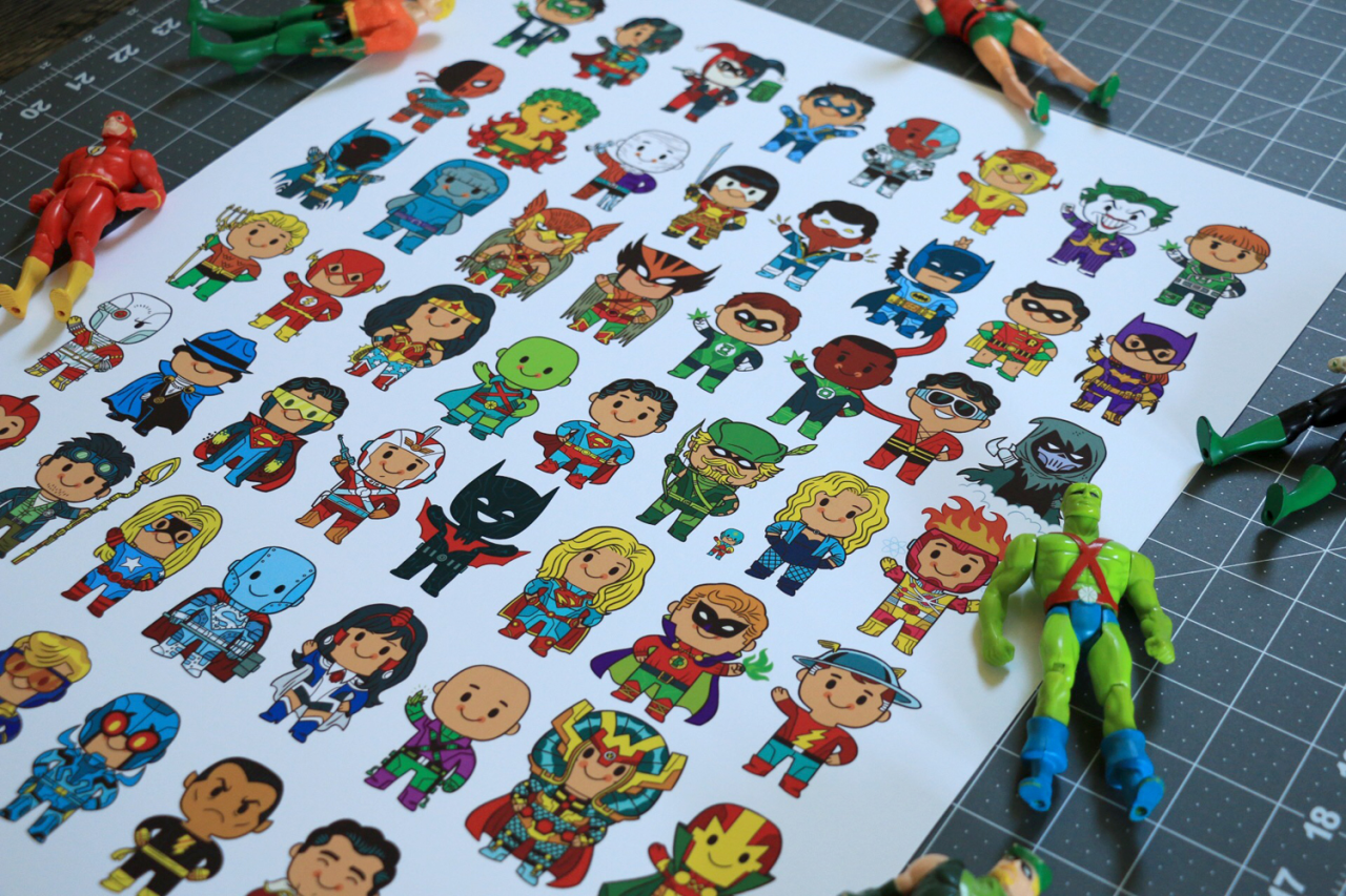 The Dork Review: Rob's Room: Delightfully Cute Little DC Heroes by Matt ...