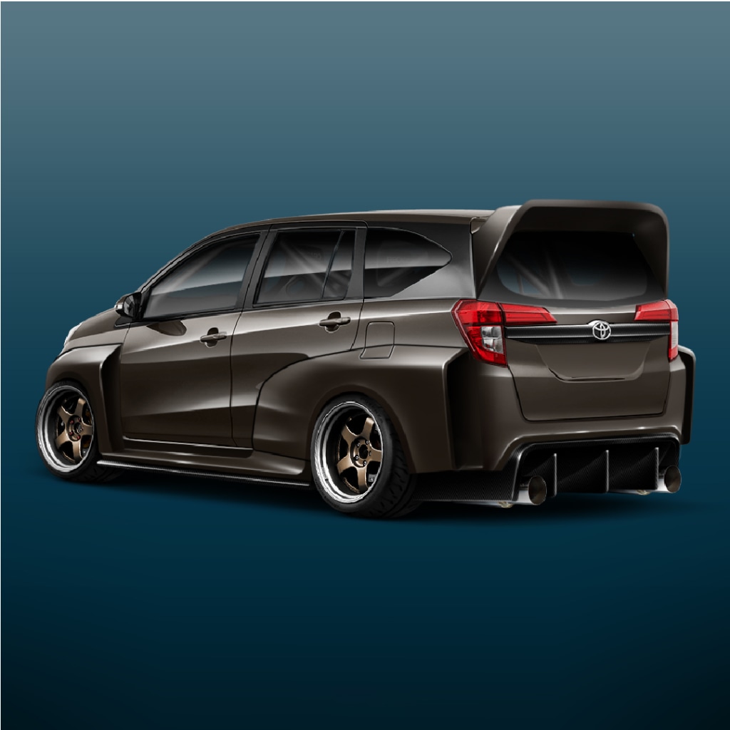 Bodykit Calya Hitam Jadi Incaran - Custom Feast