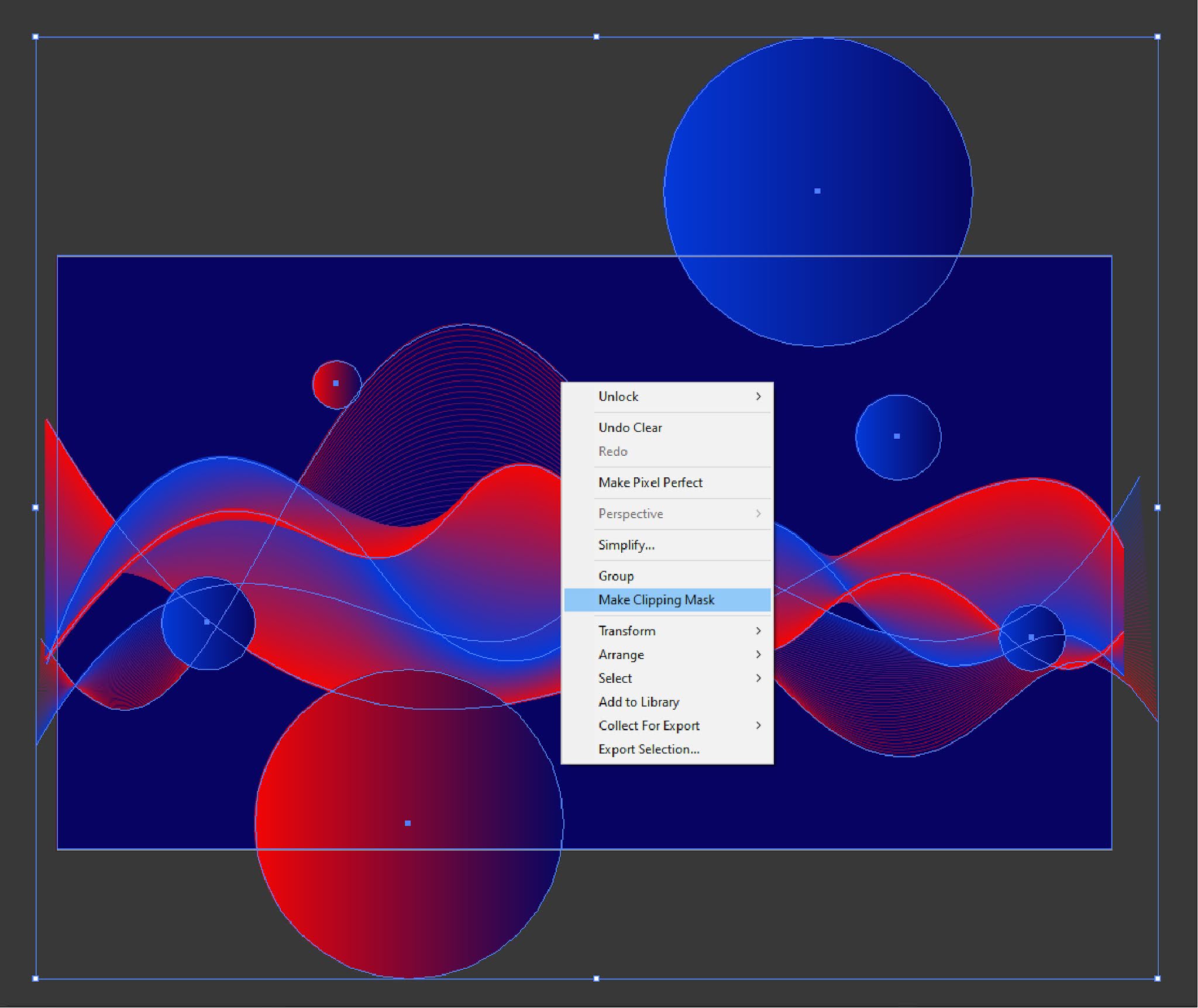 How to Create Abstract Background with Blend Tool in Adobe Illustrator ...
