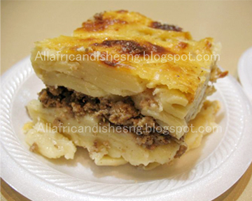 ALL AFRICAN DISHES: Egyptian Macaroni Bechamel