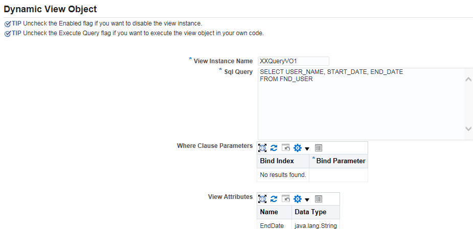 Anil S Oracle Application Framework Blog Dynamic View Object Through Personalization R12 2