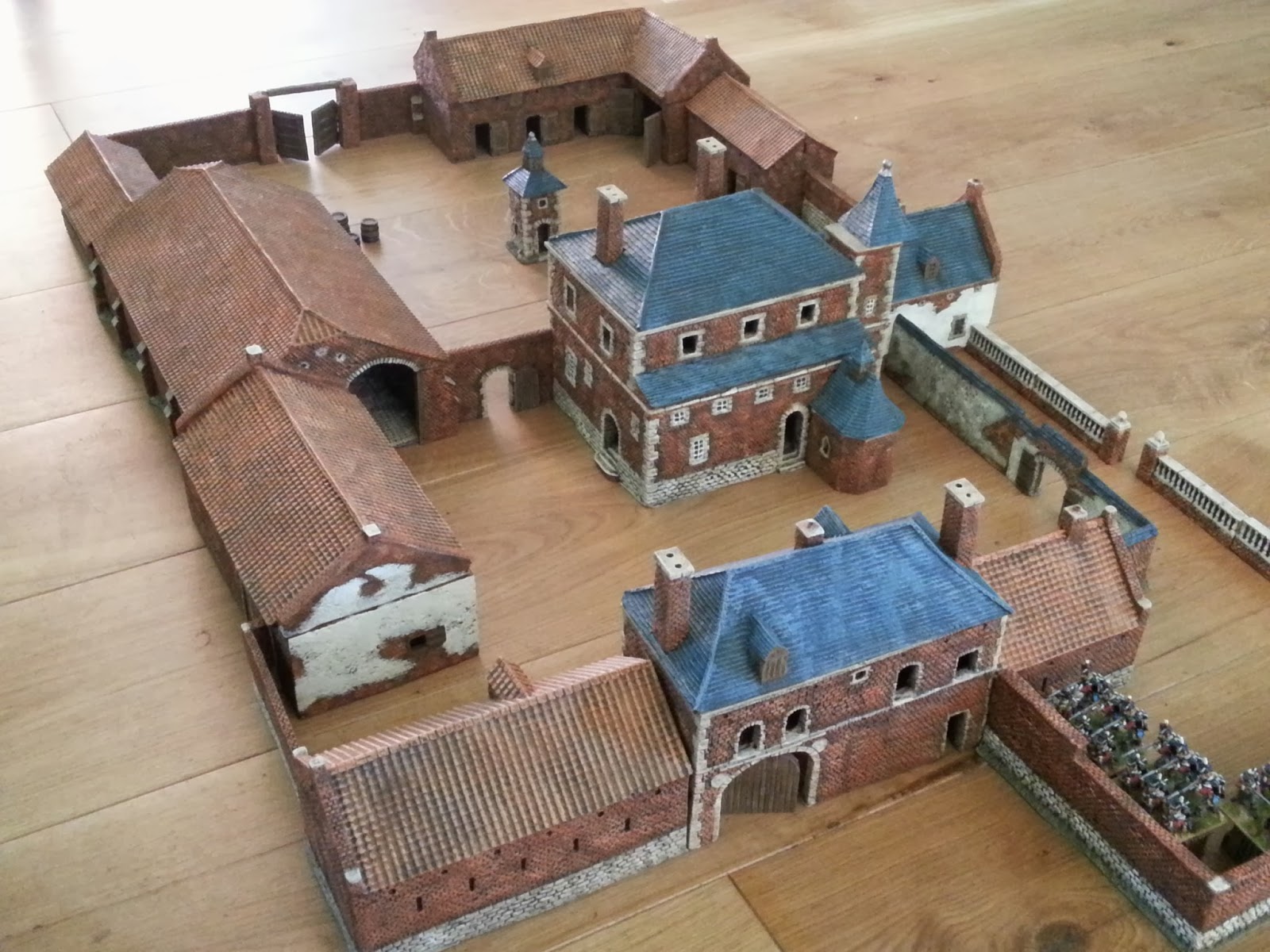 Not just old school wargaming: Kevin East's Hougoumont