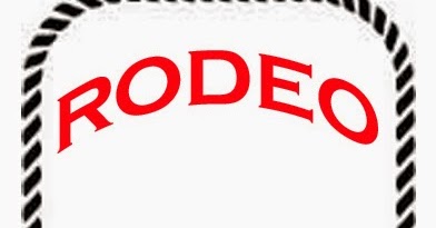 RODEO ACTIVITY AND GAME PAGES: Rodeo Contestant Back Number #2 Blank