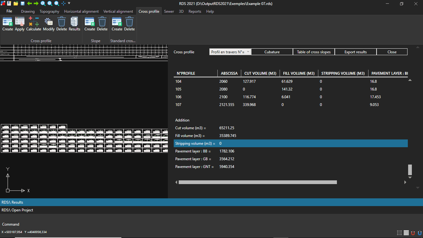 RDS : Road Design Software : RDS 2021: Land Survey
