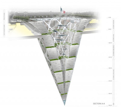 TECH HEIGHT: The First 300-meter Skyscraper "in reverse"
