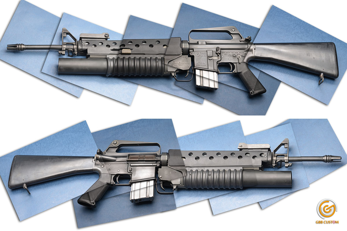 COLT XM16E1 model 603 rifle with M203_WE & Dboy