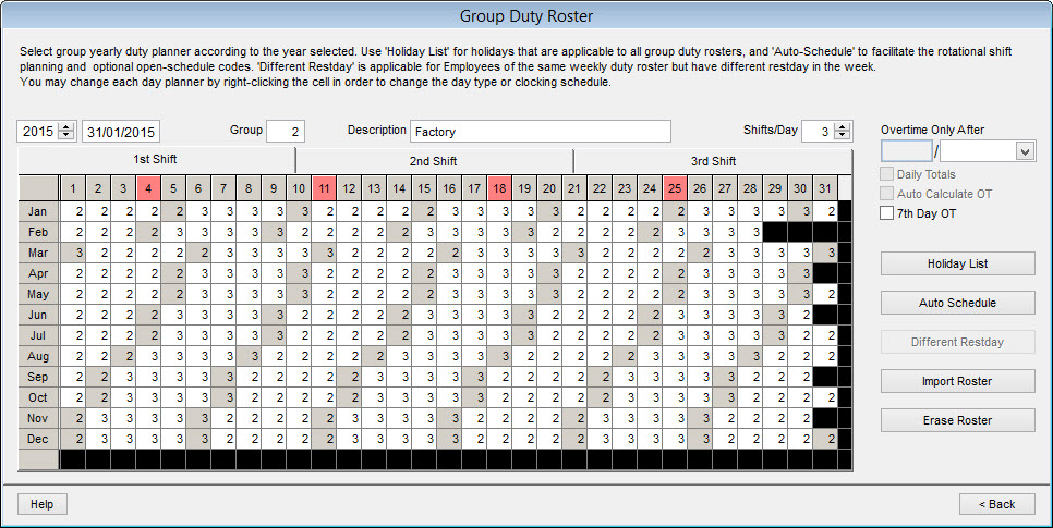 Sample of duty roster guards - winelsa