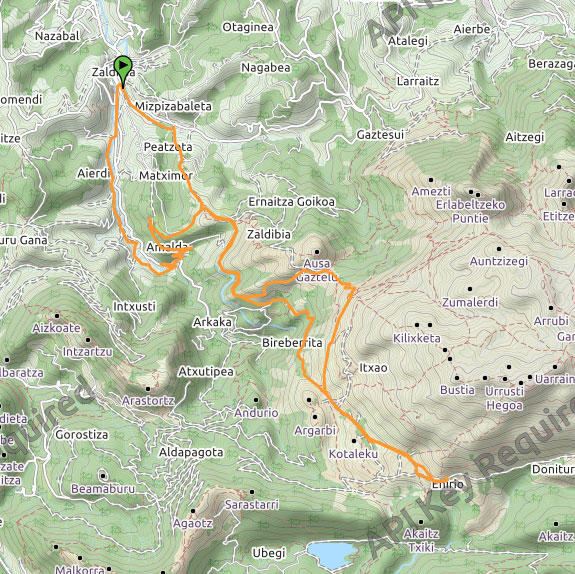 TXINBELETA: Zaldibia - Bordas de Enirio - Zaldibia