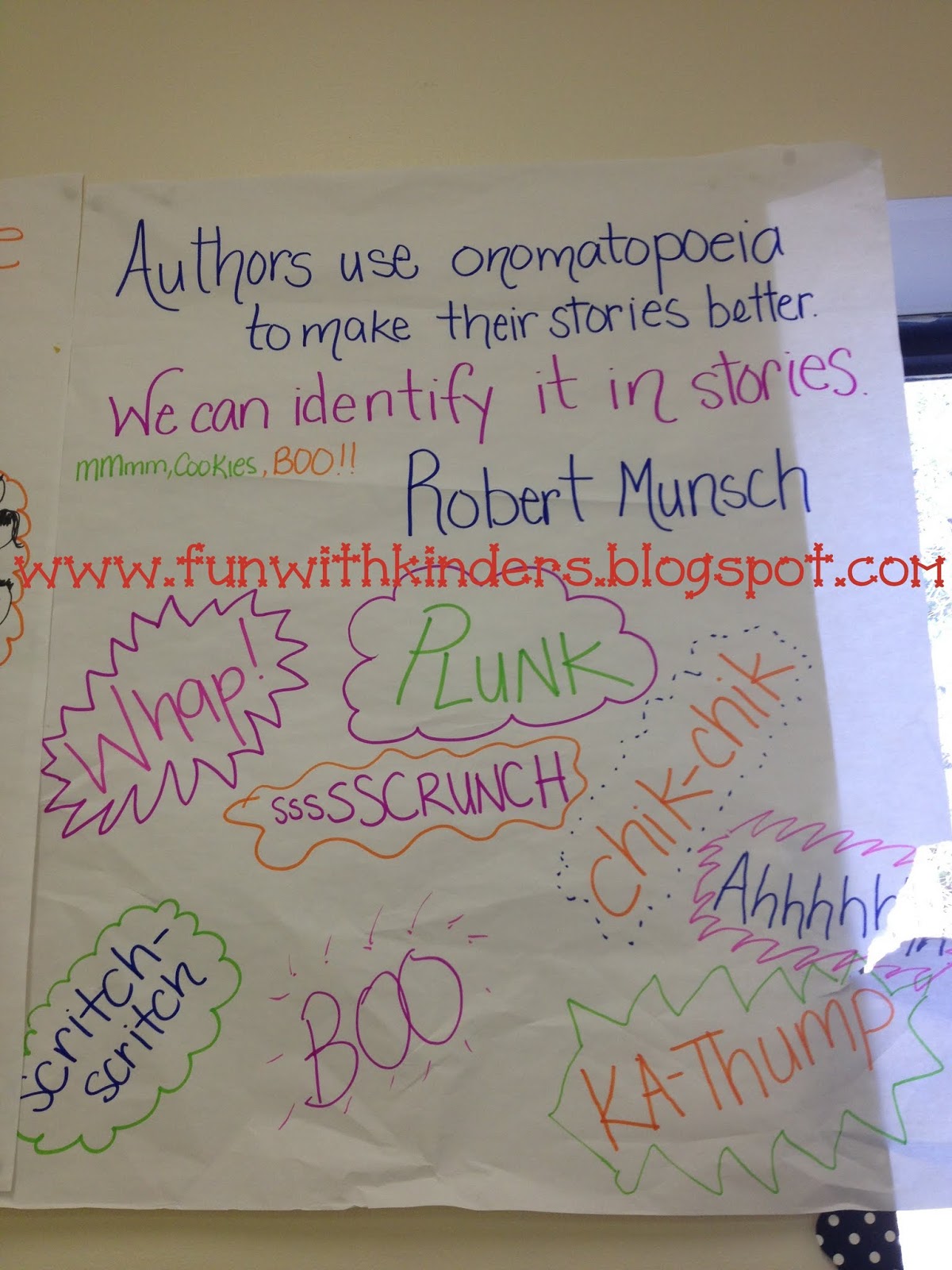 Fun With Kinders: Onomatopoeia: Robert Munsch Author Study feat ...