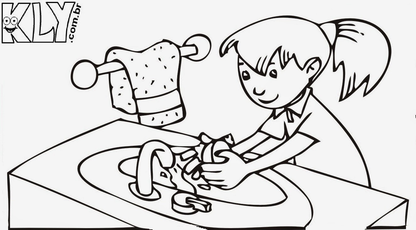 Photos De Lavar Los Dientes Para Ninos Sketch Coloring Page