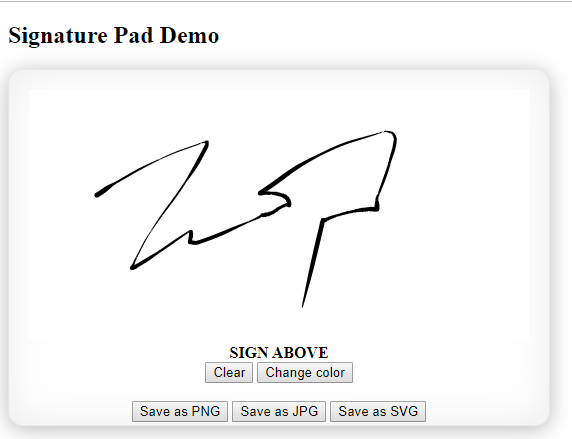 Laravel 5.8 Digital Signature - Signature Pad | Jquery signature pad ...
