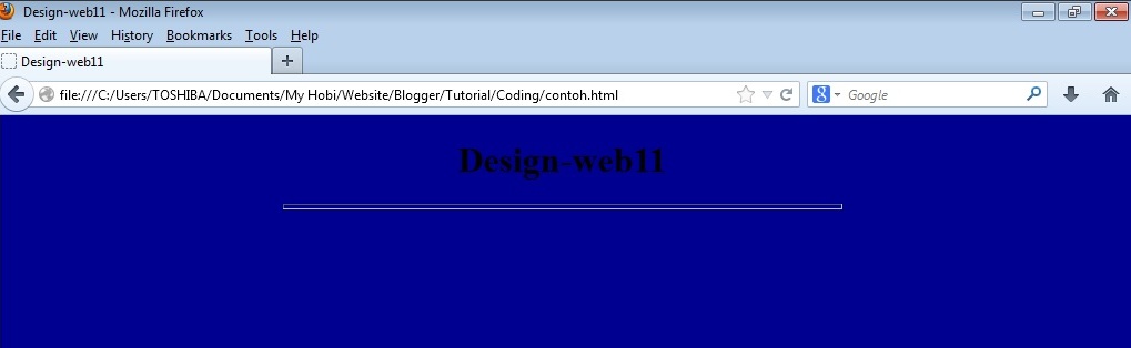 Latihan membuat web html|Design Web11