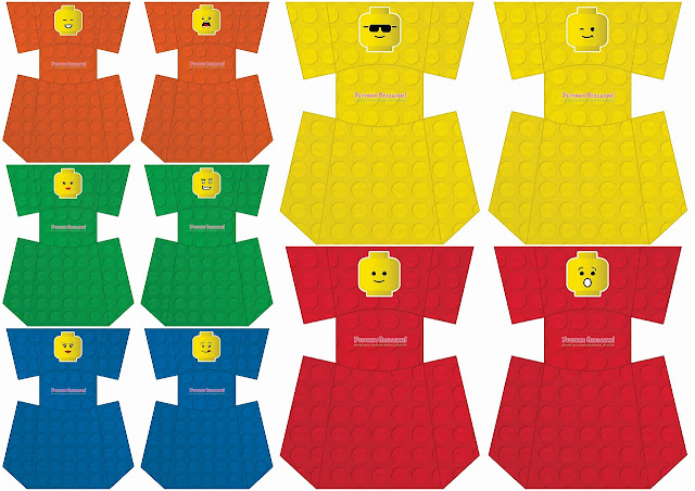 Lego Party Free Printable Fries Boxes. - Oh My Fiesta! for Geeks