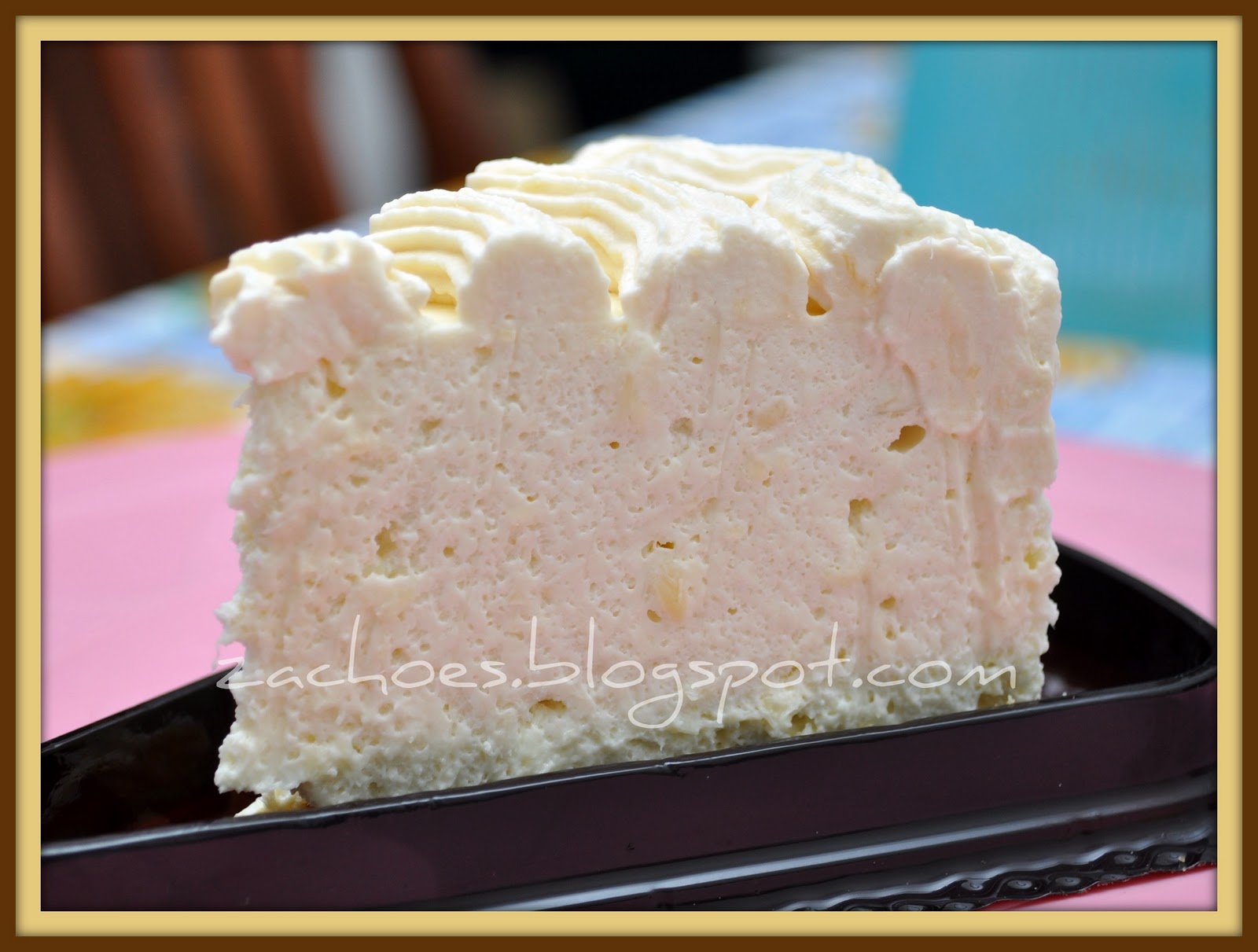 AkuZack: Resepi Chilled Durian Cheesecake